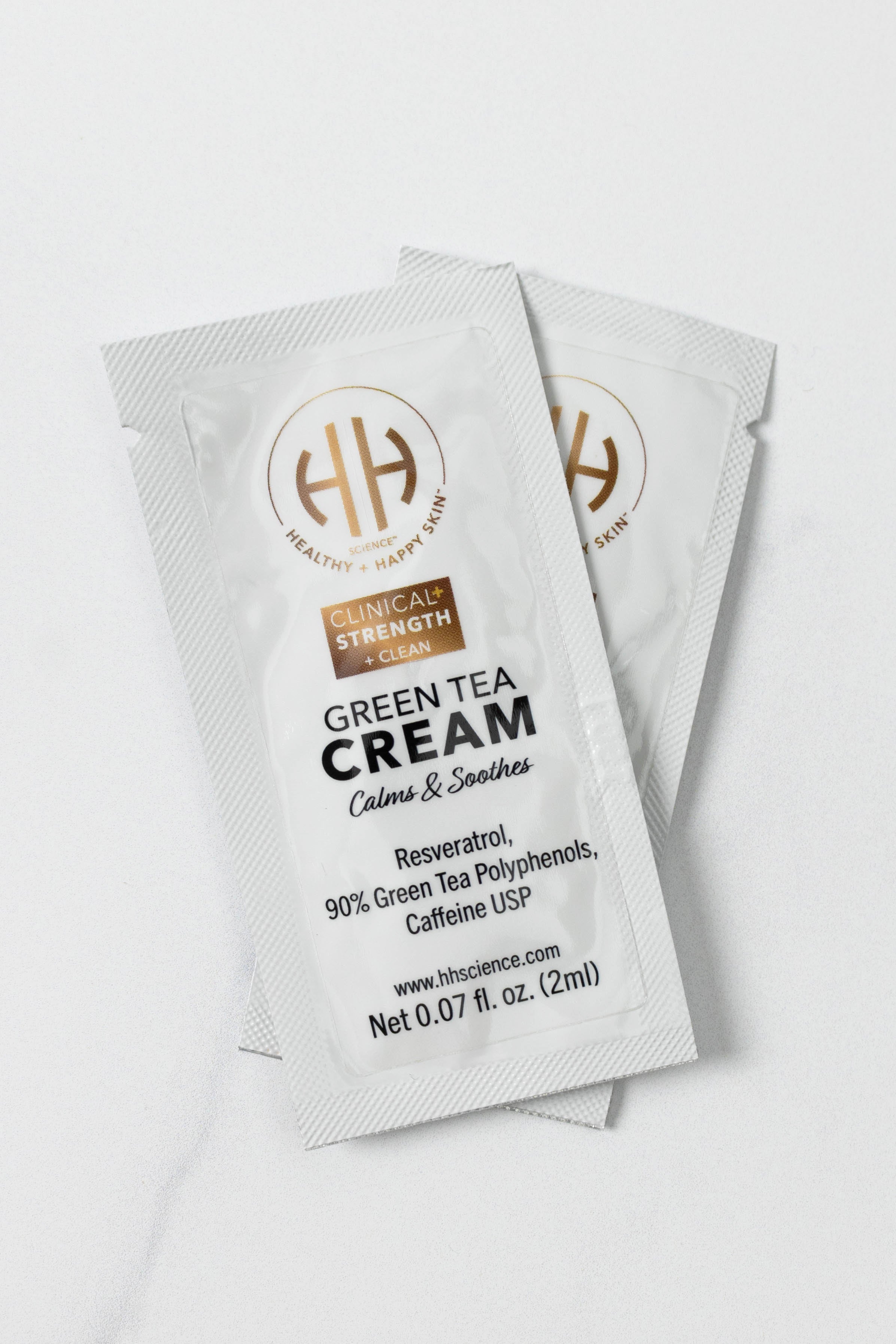 Green Tea Cream - 2 Foil Packets – HH Science